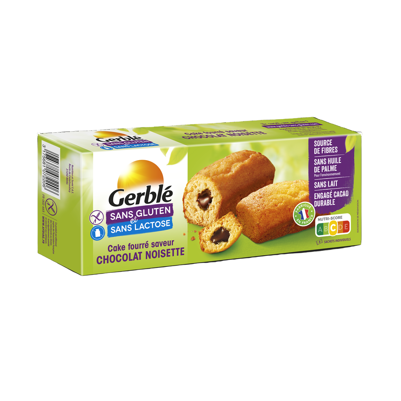 GERBLE Gluten-Free Hazelnut Filled Cake 210g – The French Box