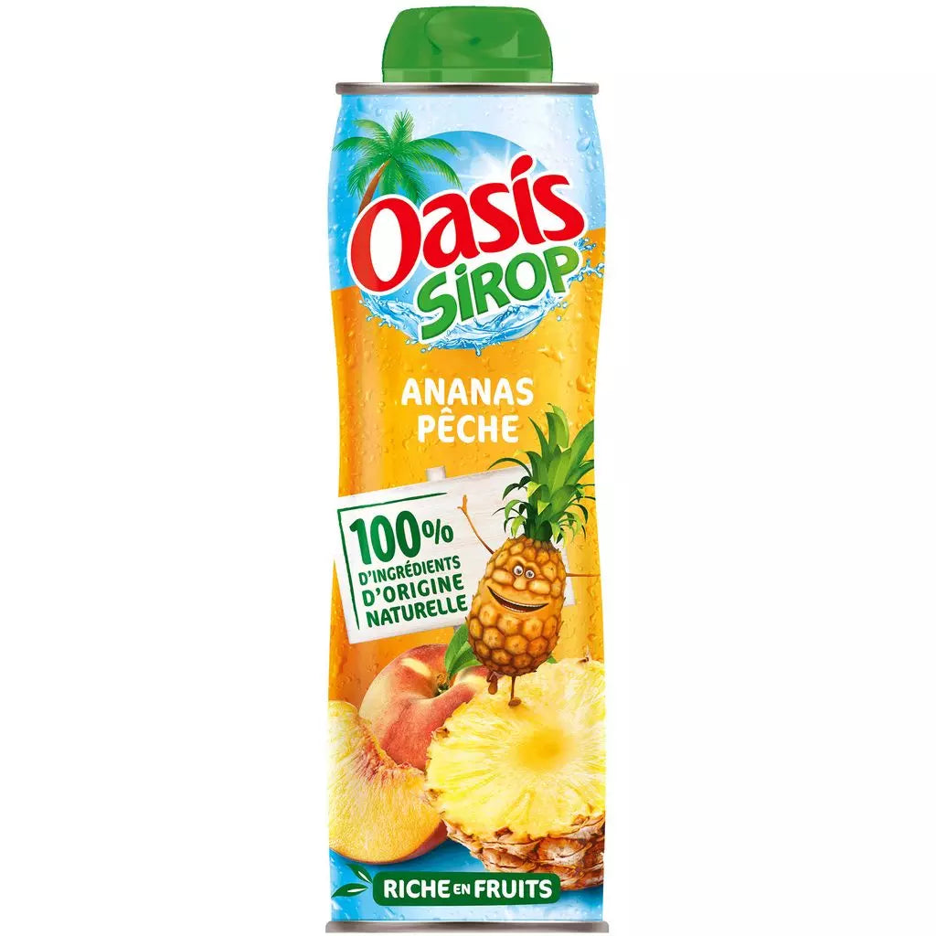 OASIS Pineapple Peach Syrup - 60cl – The French Box